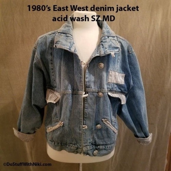 East West | Jackets & Coats | 98s East West Denim Jacket Gc Med | Poshmark